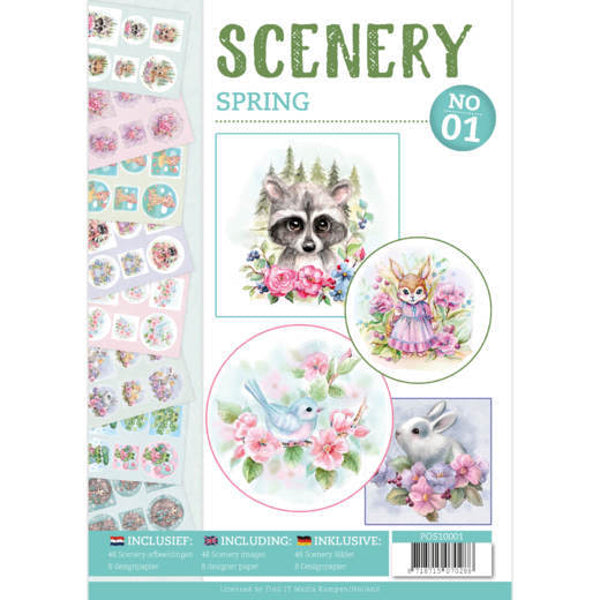 Push Out Book Scenery 1 - Spring – Add Some Sparkle