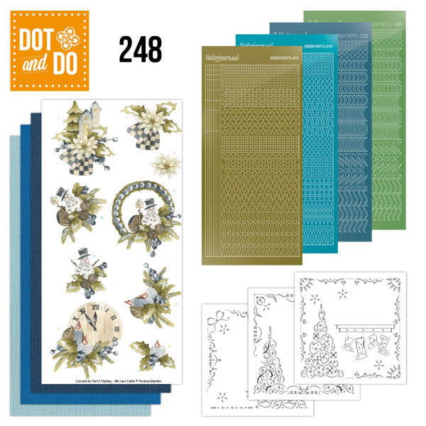 Dot & Do Kit 248 - Christmas Blues – Add Some Sparkle