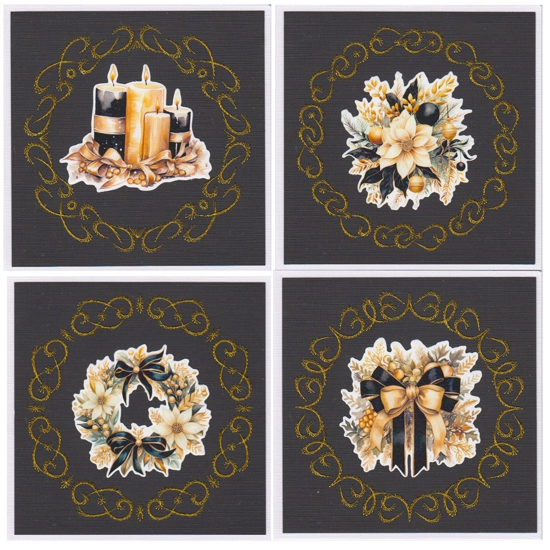 Golden Whisper Paper Embroidery Kit – Add Some Sparkle