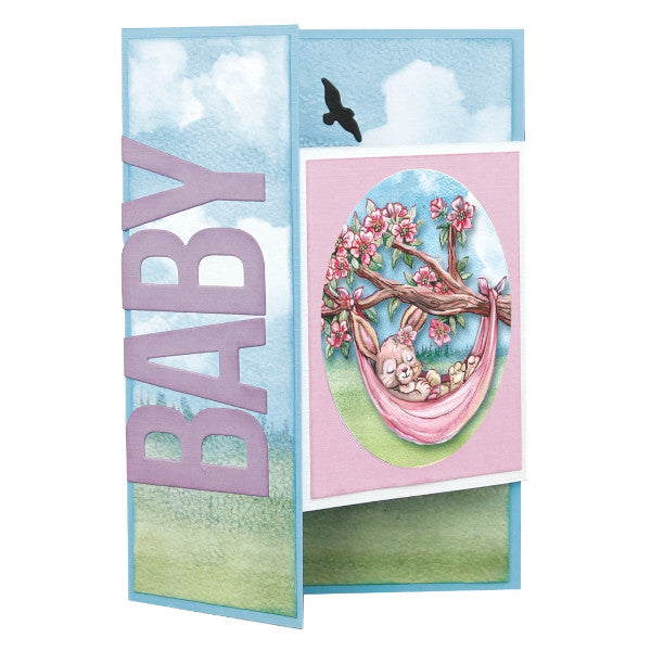 Push Out Book Scenery 16 - Welcome Baby – Add Some Sparkle