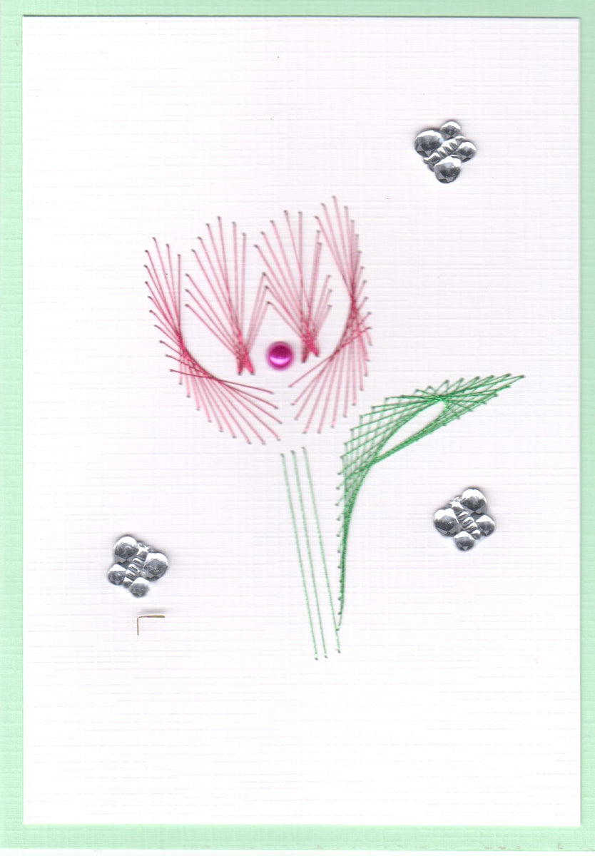 Spring Feelings Paper Embroidery Kit – Add Some Sparkle