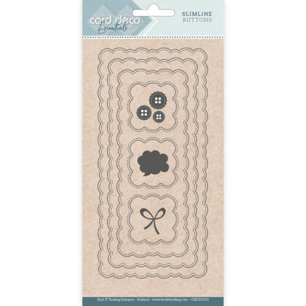 Buttons Nesting Frame Die Set – Add Some Sparkle