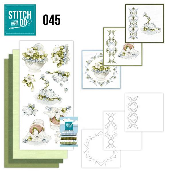 Stitch & Do Kit 045 - Winter Flowers – Add Some Sparkle